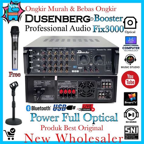 Jual Power Full Amplifier Dusenberg Booster Fix 3000 Optical Original
