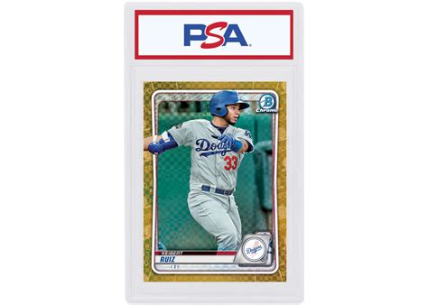 Keibert Ruiz 2020 Bowman Chrome X Gold X Fractor 3 Bcp 210 2020 Us
