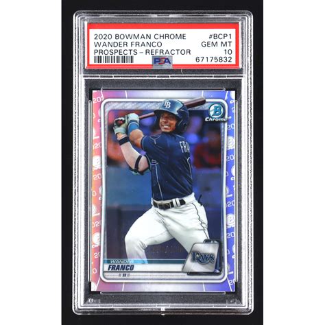 Wander Franco 2020 Bowman Chrome Prospects Refractors Bcp1 279499