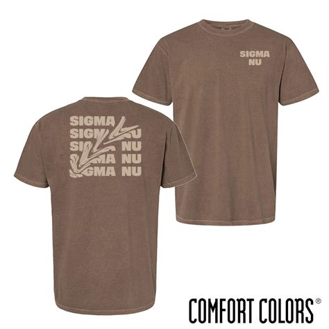 Sigma Nu Comfort Colors Liquify Short Sleeve Tee Sigma Nu Official Store