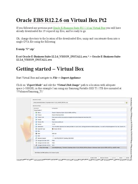 oracle ebs r12 2 6 on virtual box pdf databases oracle corporation