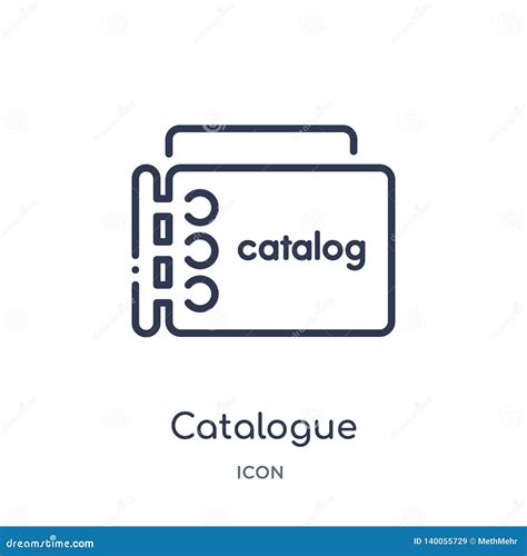 Linear Catalogue Icon From Fashion And Commerce Outline Collection