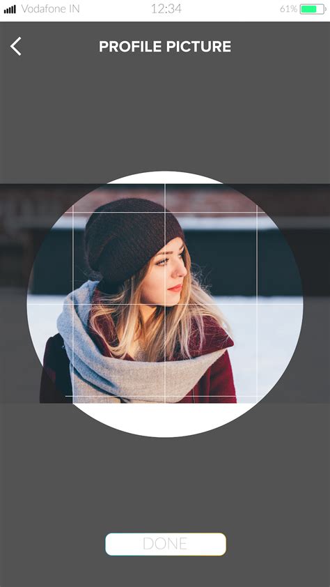 ios how to crop image in circle shape with grid inside circle stack