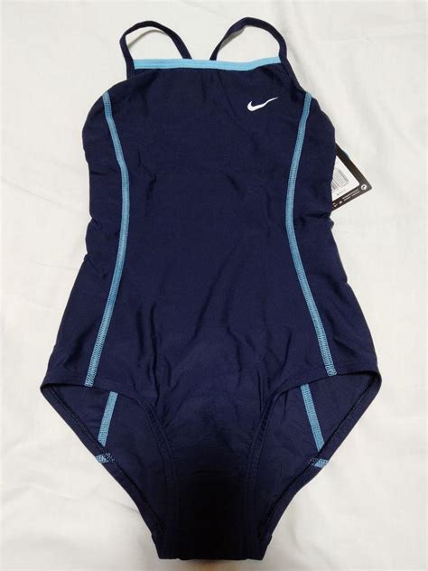 Nike ナイキ スクール水着 ワンピース 160cm ブルー メルカリ