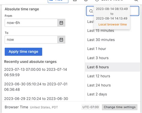 Time Zone Import Increases Panel Loading Time Dashboards Grafana