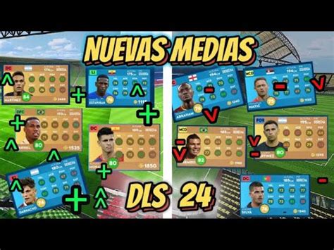 NUEVAS MEDIAS DE LOS JUGADORES EN DLS 24 ACTUALIZACION DE VERANO