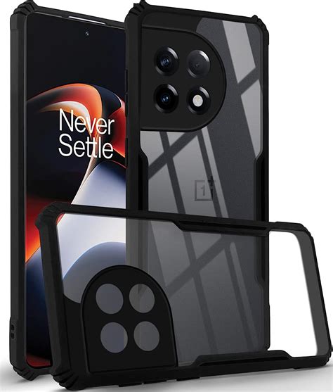 Jkobi Back Cover Case For OnePlus 11R Crystal Glass Back Camera