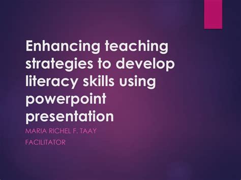 Reflectivepracticearalpresentationpptx