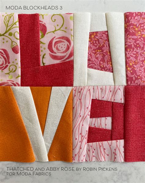Moda Blockheads 3 Love Block By Zen Chic Robin Pickens