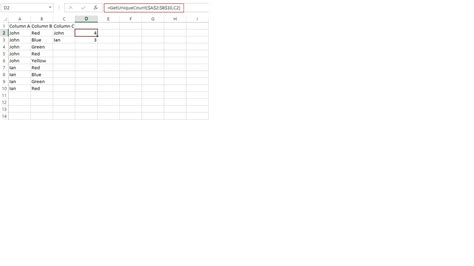 Excel Vba Formula Counting Unique Value Error Stack Overflow