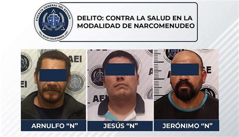 Por Delito Contra La Salud Fge Cumplimenta 3 órdenes De Aprehensión
