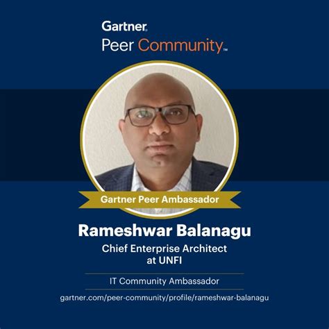 Rameshwar Balanagu Unfi Linkedin