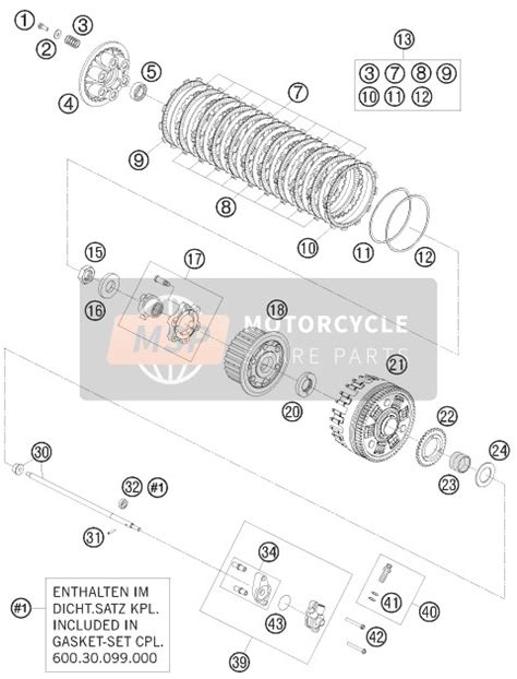 60032061244 Slave Cylinder Cpl Lc8 08 Part Ktm Msp