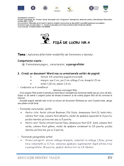 PDF Fisa De Lucru 4 IX X DOKUMEN TIPS