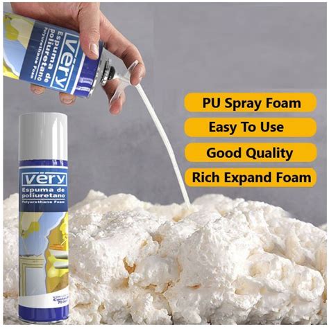 Pu Spray Foam Expanding Foam Wall Filler Waterproof Seal Wall Crack