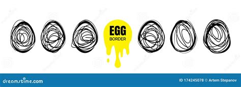 Continuous Egg Vector Illustration Thin Line Drawing Cartoondealer