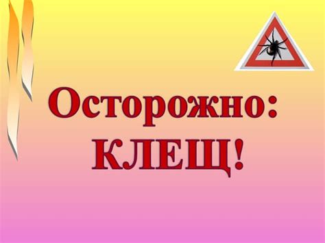 клещ | PPT