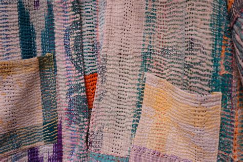 Handmade Vintage Cotton Kantha Jacket — Yicrafts