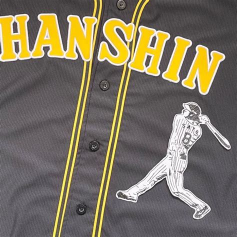 納期注意【阪神タイガース 刺繍ワッペン 佐藤 シルエット 3】佐藤輝明プロ野球ユニフォーム刺しゅうワッペン応援グッズ