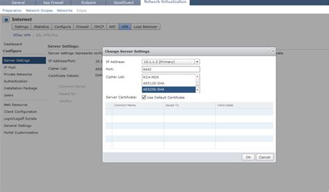 vcloud networking and security 5 1 edge ssl vpn configuration vmware