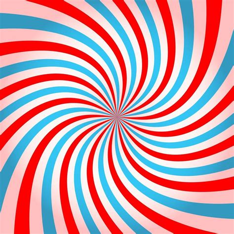 Pink And Blue Twisted Stipes Vortex Effect Pinwheel Pattern Circus Carnival Or Festival