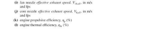 G I Problems 4 67 A Separate Flow Turbofan Engine Is