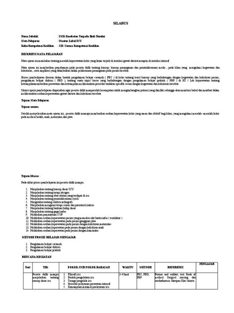 Icu Skills Pdf