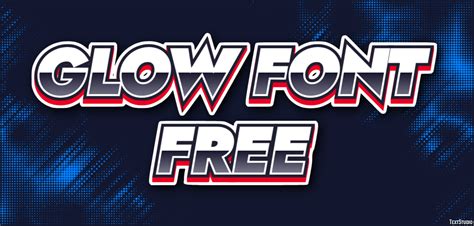 Glow Font Free Text Effect And Logo Design Font