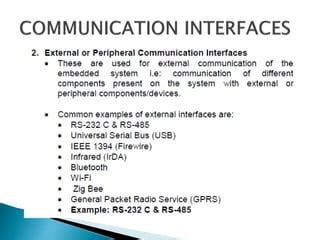 Sybsc It Sem Iv Embedded Systems Unit I Core Of Embedded Systems Pptx