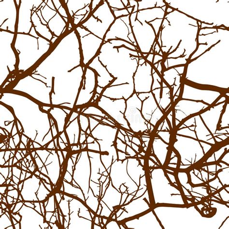 Textura Inconsútil Con Los árboles Del Otoño Vector Del Eps 10