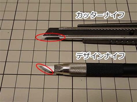 カッターナイフ、デザインナイフの使い分け ウォルクラフト カッターナイフ、デザインナイフの使い分け ウォルクラフト