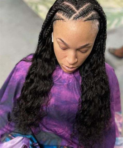 Beautiful Half Cornrows Half Curls Hairstyles Styles To Try