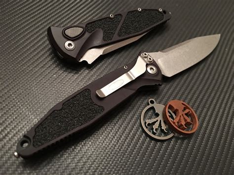 Microtech Socom Elite Auto Single Edge Stonewashed Standard