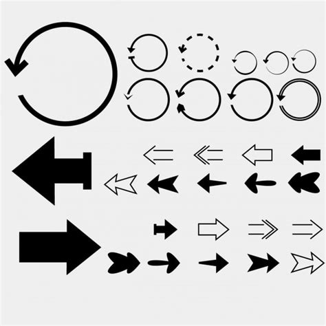 Vektor Panah Lingkaran Unduh Vektor Berkualitas Tinggi Gratis Dari Freepik Freepik