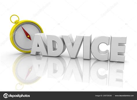 Advice Compass Guidance Information Direction Render Illustration