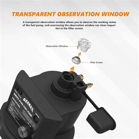 gmefp plus genmax 12v dc electric fuel pump with auto start stop
