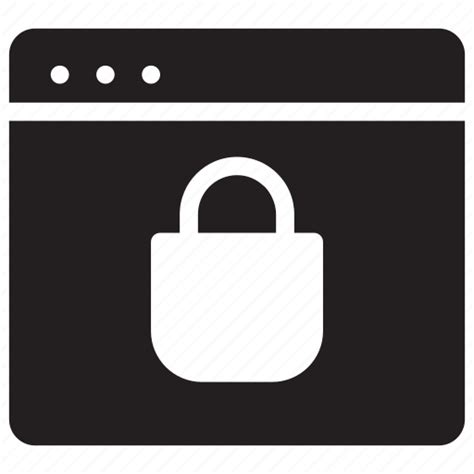 Browser Lock Security Webpage Icon Download On Iconfinder