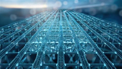 Exploring The Intricate Structure Of A Firefly Crystal Grid In A