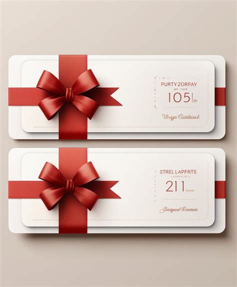 Premium Photo Timeless Elegance Discover The Gift Of Savings In Our Voucher Sale