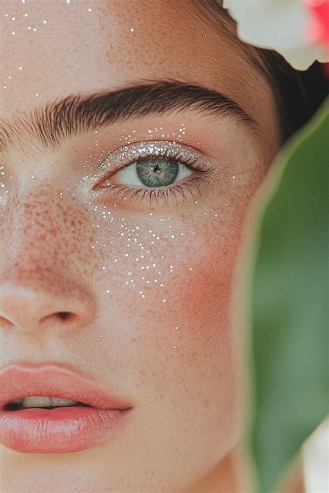 Freckled Beauty Close Up Photo On Lummi