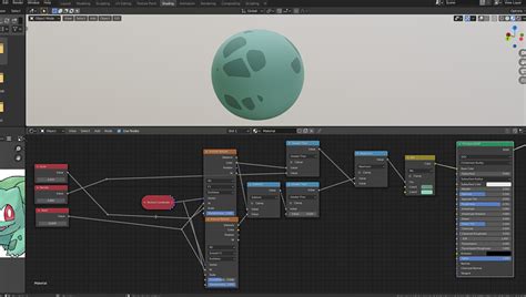 How To Recreat Bulbasaurs Pattern Procedurally Materials And