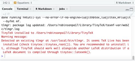 latex equation function ` ` not registering in r markdown stack