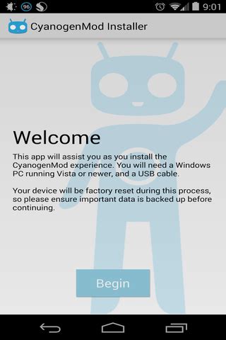 CyanogenMod Installer Install De Rom Custom Auto