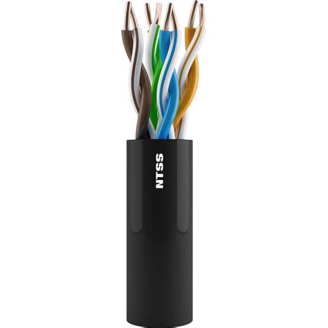 Кабель витая пара Ntss U Utp 5e 4 пары одножильный 24awg медь 305м внешний внутренний нг А Hf