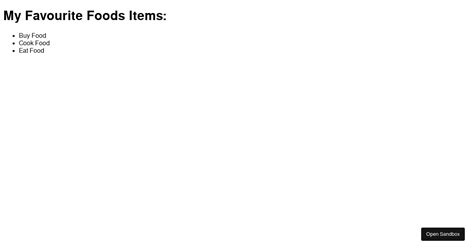 JSX Code Challenge Forked Codesandbox JSX Code Challenge Forked Codesandbox