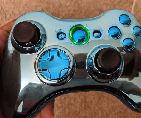 Xbox 360 Controller Chrome Blue
