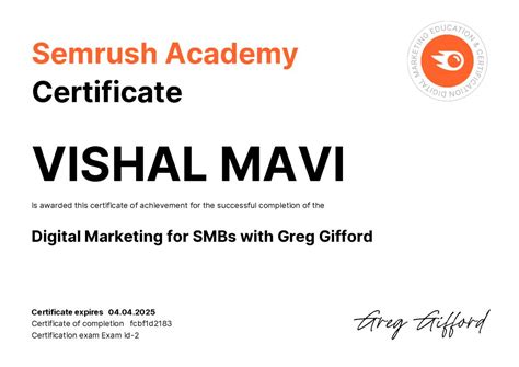 Vishal Mavi On Linkedin Digital Marketing For Smbs With Greg Ford