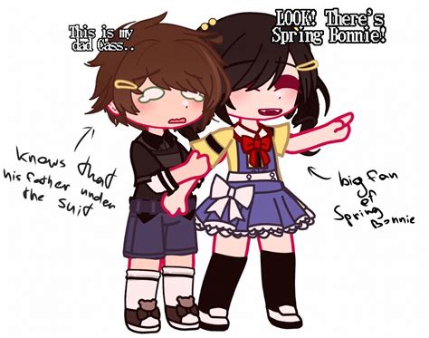 Evan And Cassidy Fnaf Gacha Nox Фандом Рисунки Дети