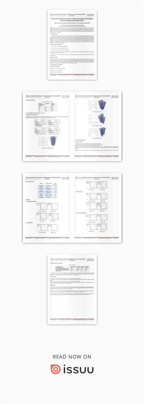 Irjet Analysis And Design Of Multi Storied Building Of Different Plan