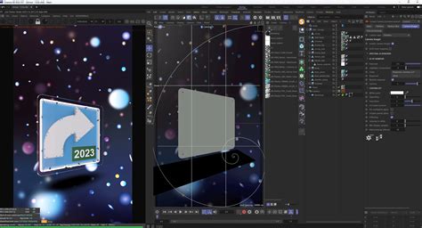 c4d：render：octane folder behance